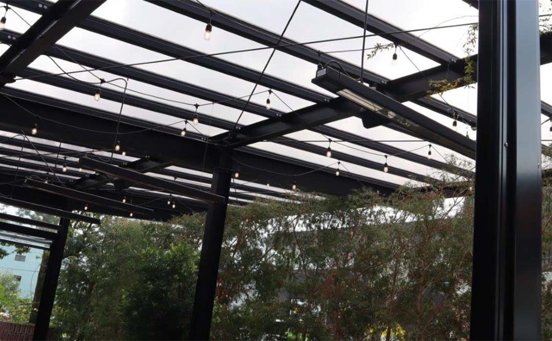 Outdoor Dining Area | Perry Metal Protection